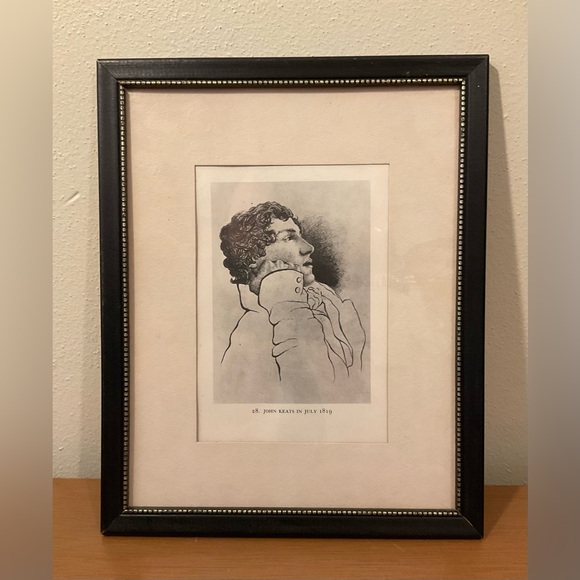 Vintage | Art | John Keats 819 Portrait By Charles Brown | Poshmark